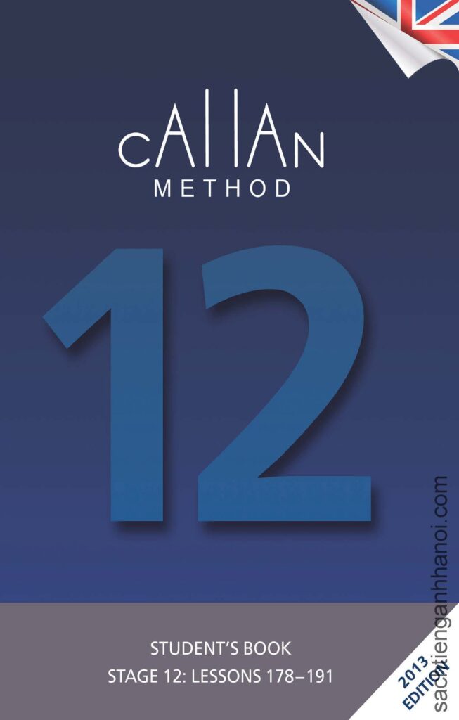 [Sách] Callan Method Stage 12 Student’s Book – Sách giấy gáy xoắn - Sách Tiếng Anh Sài Gòn