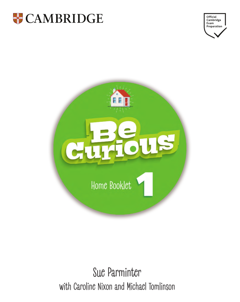 [Sách] Cambridge Be Curious level 1 Home Booklet with answer key – Sách ...