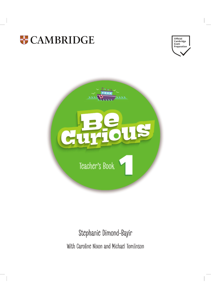 [Sách] Cambridge Be Curious level 1 Teacher’s Book – Sách giấy gáy xoắn ...