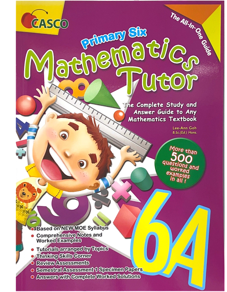 [Sách] Casco Mathematics Tutor Primary 6A (có đáp án) – Sách giấy gáy xoắn - Sách Tiếng Anh Sài Gòn