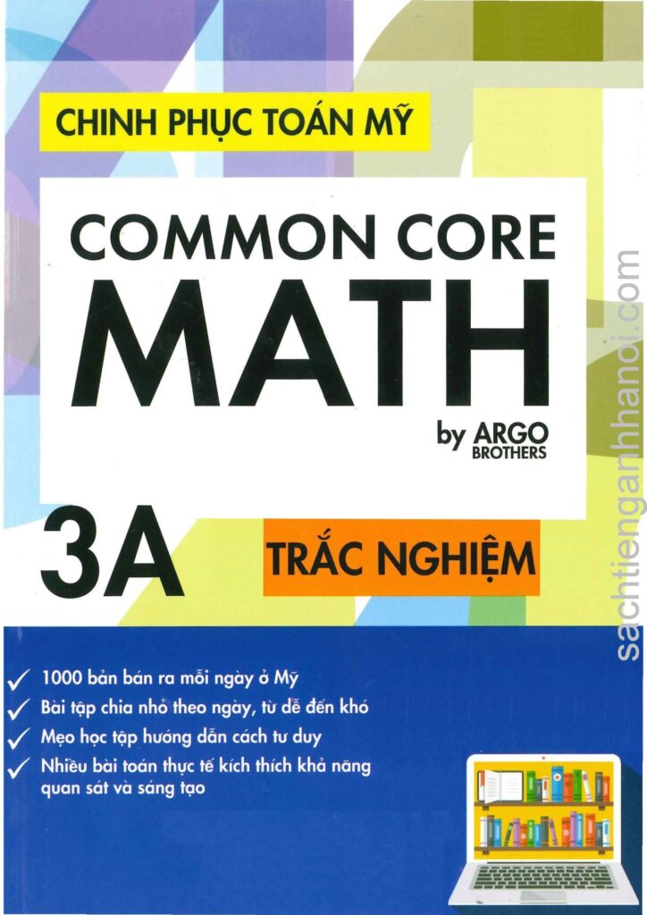 [Sách] Chinh phục Toán Mỹ – Common Core MATH 3A (song ngữ Anh – Việt) – Sách giấy gáy xoắn ...