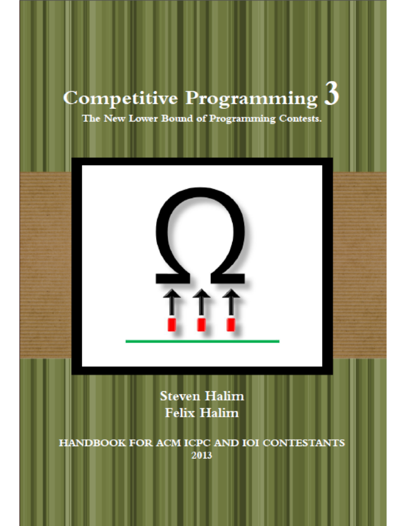 [Sách] Competitive Programming 3 (2013 by Steven Halim)- Sách giấy gáy ...