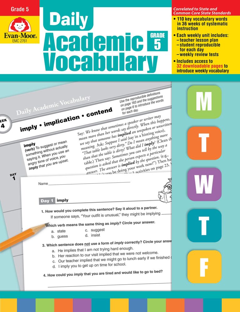 [Sách] Daily Academic Vocabulary Grade 5 – Sách giấy gáy xoắn - Sách ...