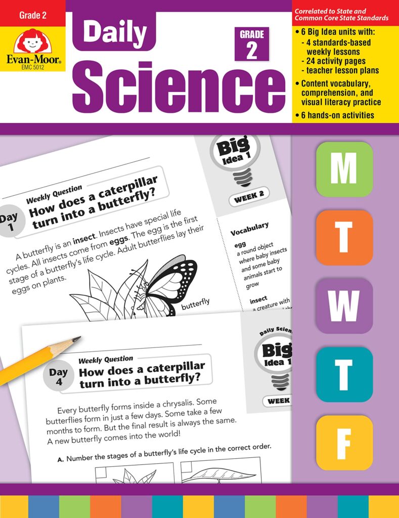 [Sách] Daily Science Grade 2 – Sách giấy gáy xoắn - Sách Tiếng Anh Sài Gòn