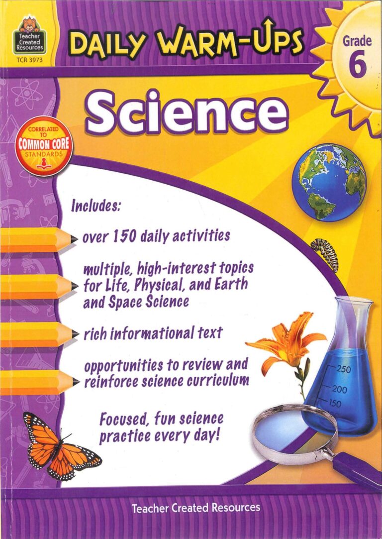 [Sách] Daily Warm-Ups Science Grade 6 ( có đáp án) – Sách giấy gáy xoắn ...