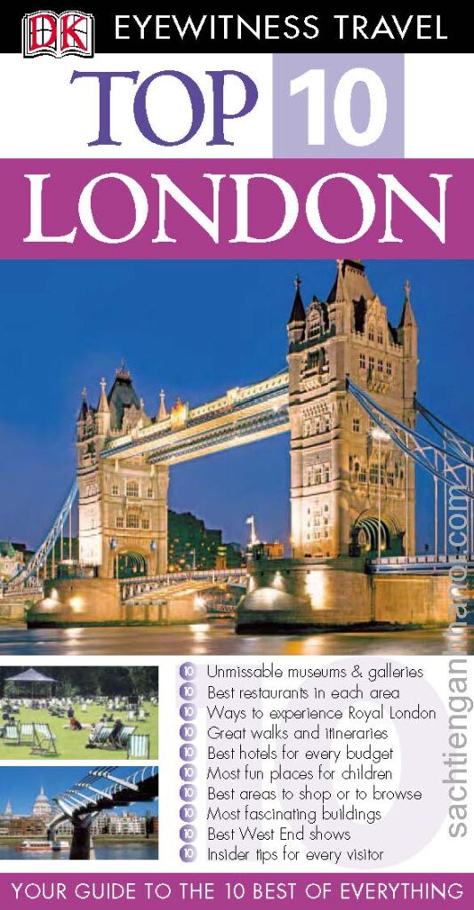 [Sách] DK Eyewitness Travel Top 10 – London – Sách giấy gáy xoắn - Sách Tiếng Anh Sài Gòn