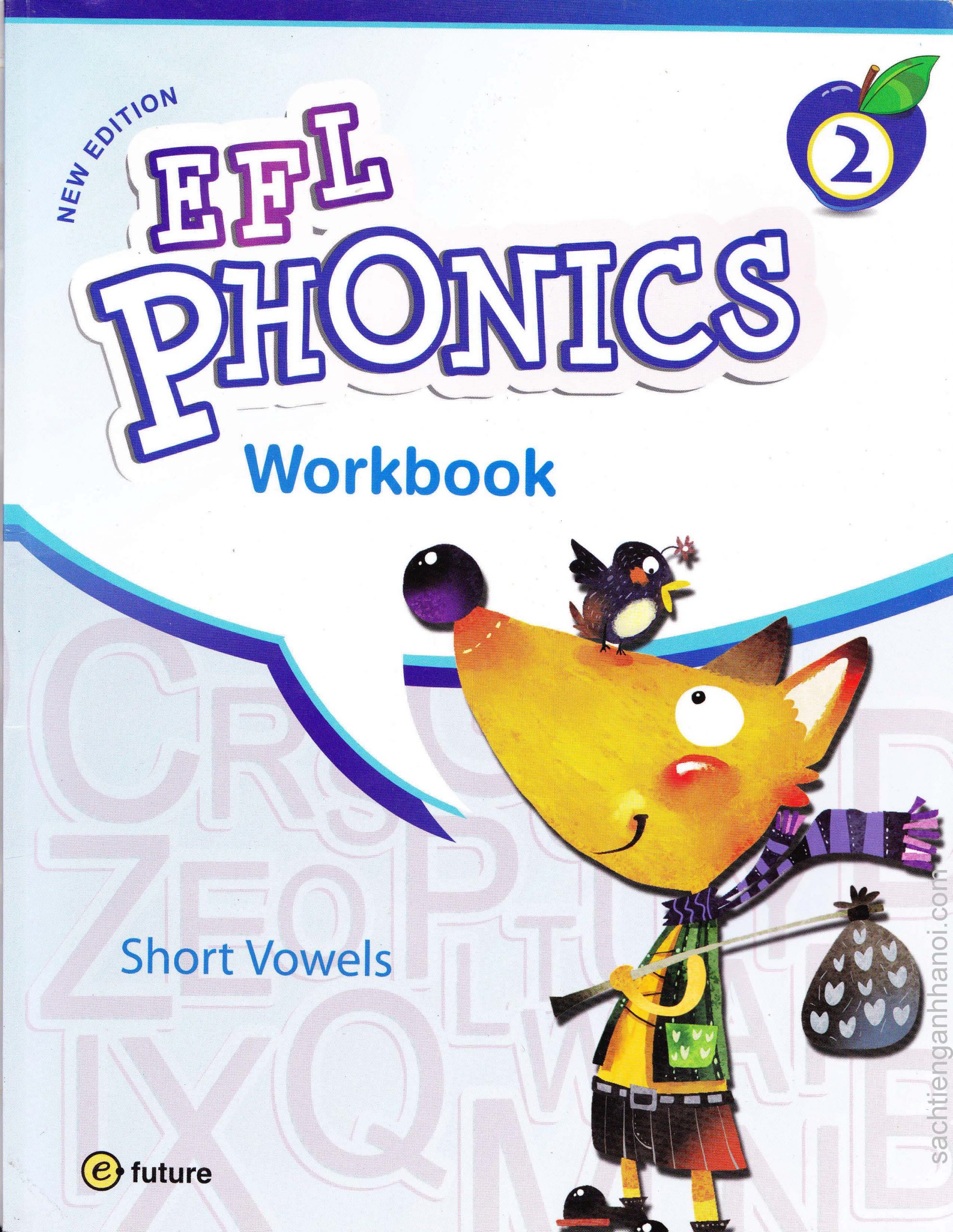 [Sách] EFL Phonics – New Edition (Level 2) Workbook – Sách giấy gáy xoắn - Sách Tiếng Anh Sài Gòn