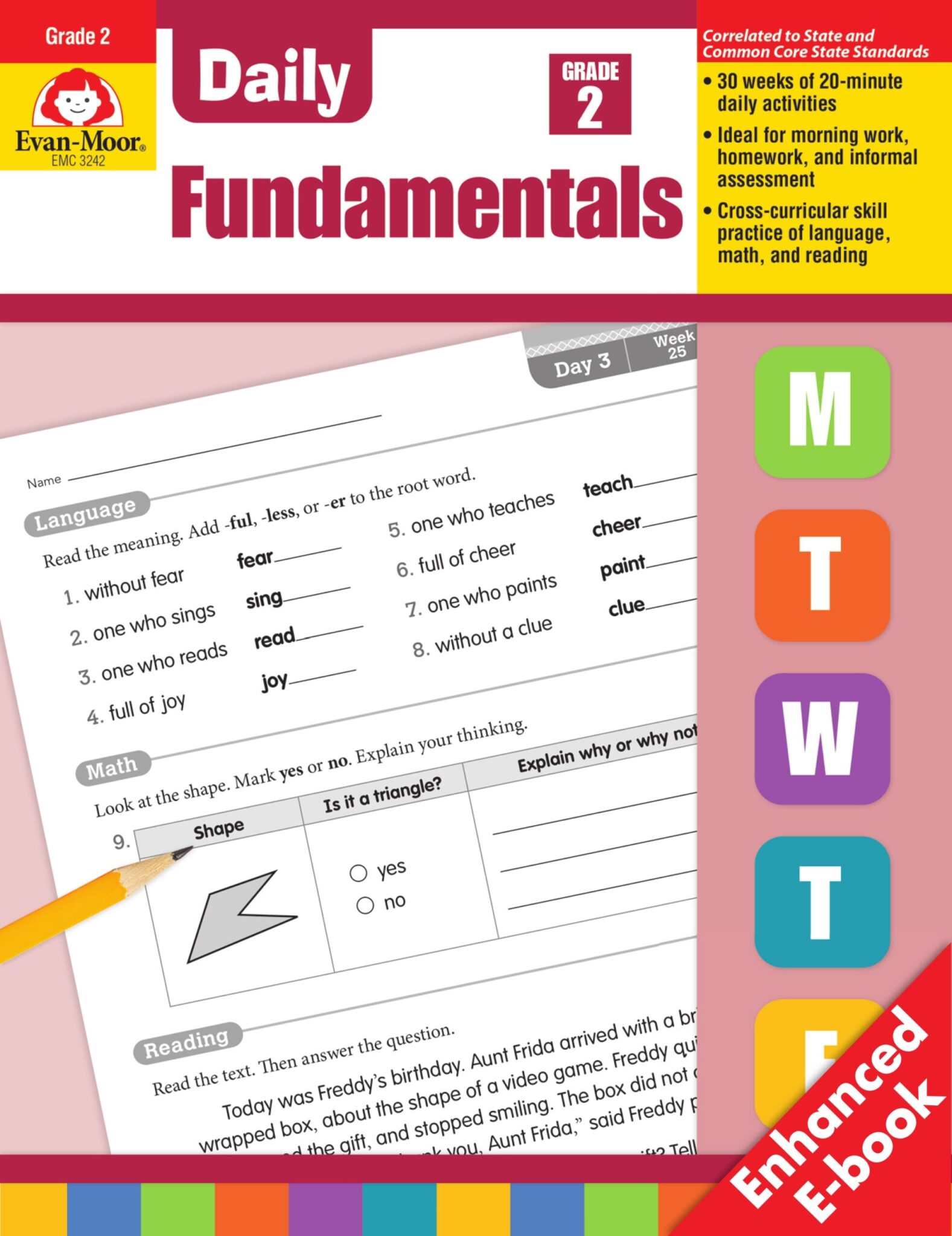 [Sách] Evan-Moor : Daily Fundamentals Grade 2 – Sách giấy gáy xoắn ...