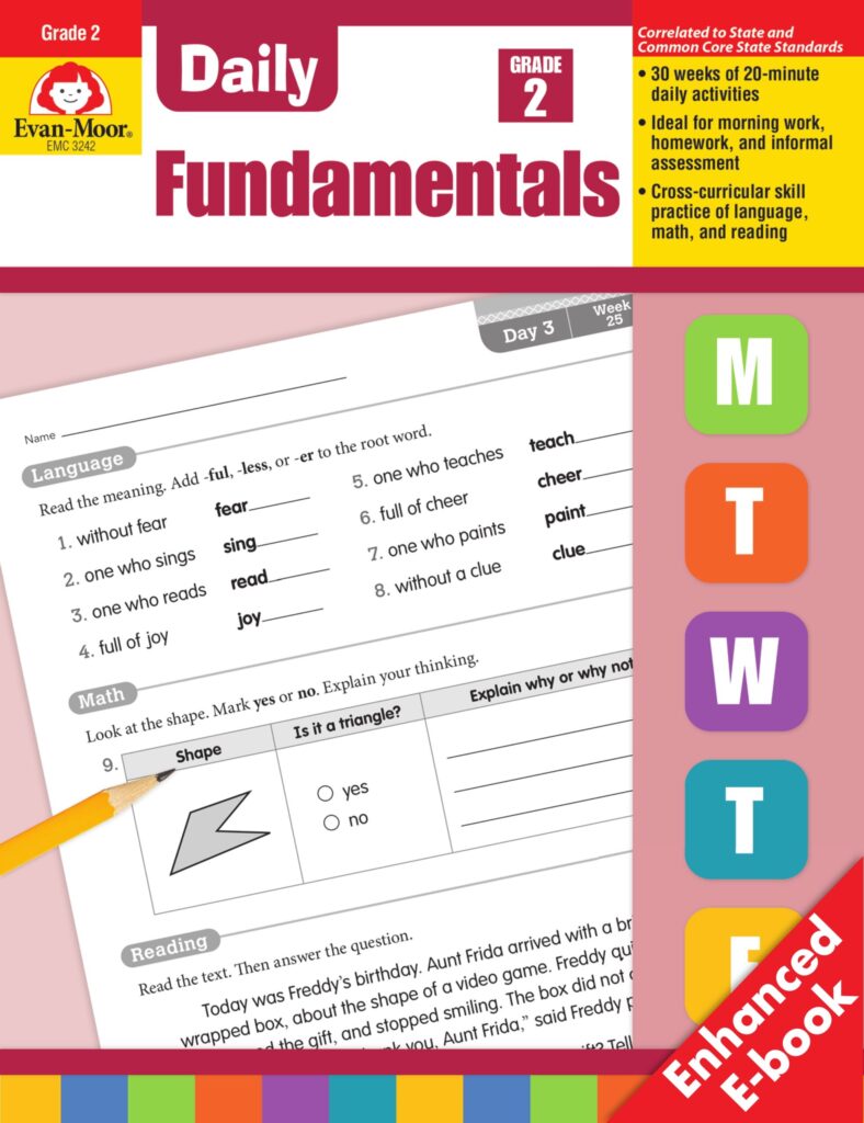 [Sách] Evan-Moor : Daily Fundamentals Grade 2 – Sách giấy gáy xoắn ...