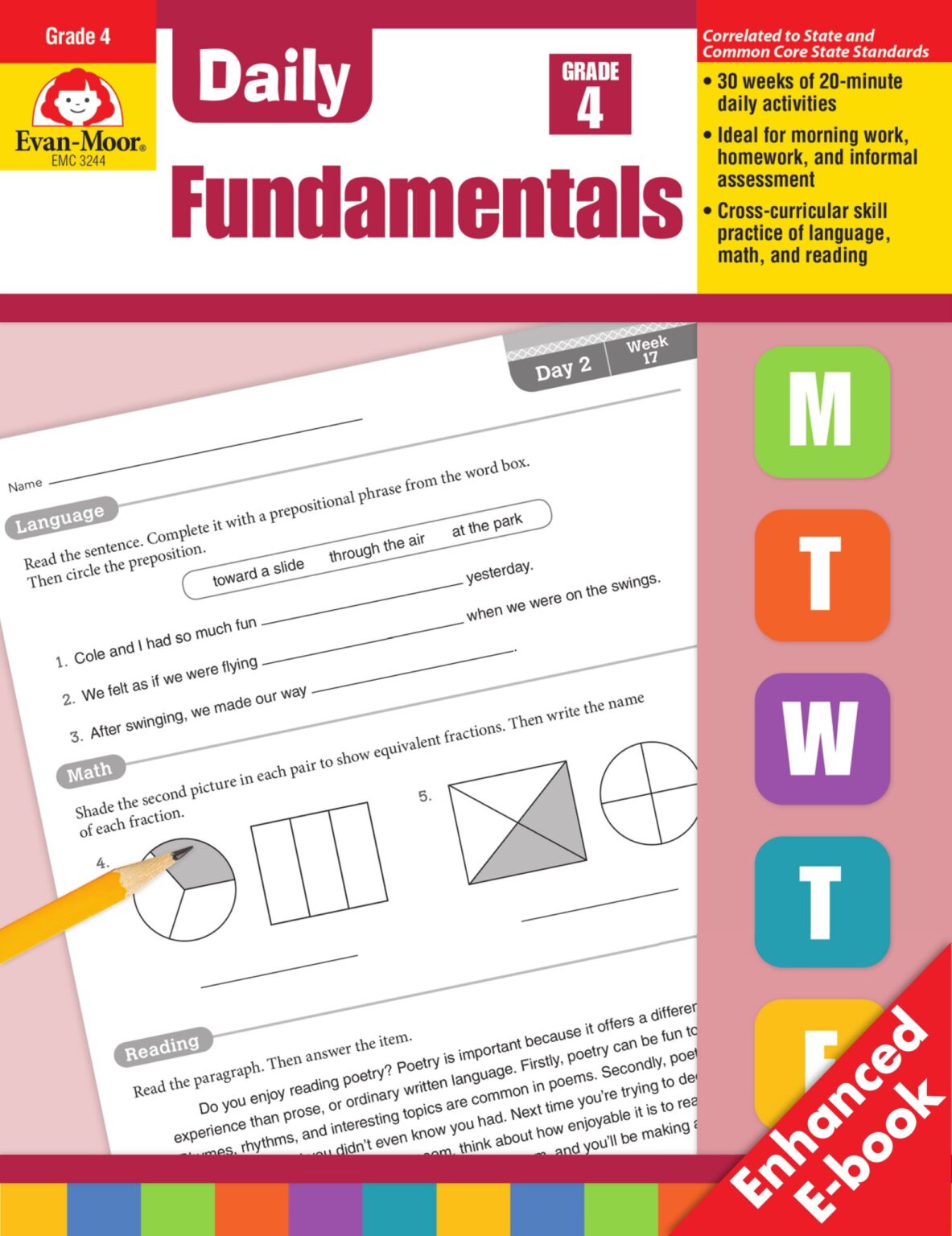 [Sách] Evan-Moor : Daily Fundamentals Grade 4 – Sách giấy gáy xoắn ...