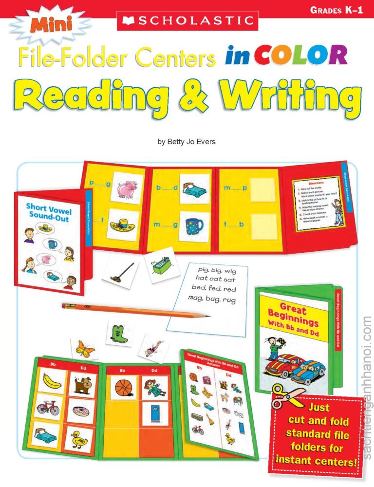[Sách] File-Folder Centers in Color Reading & Writing Grades K-1 – Sách ...