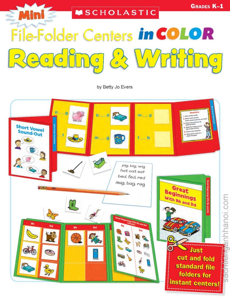 [Sách] File-Folder Centers in Color Reading & Writing Grades K-1 – Sách ...