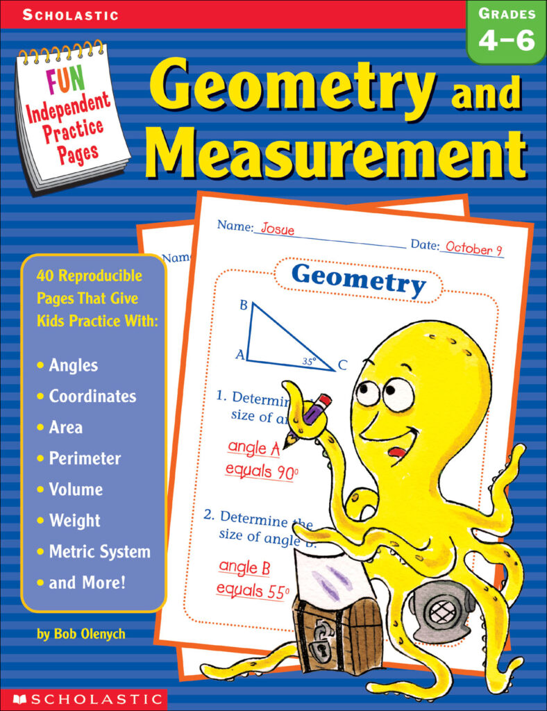 [Sách] Geometry and Measurement, Grades 4-6 – Sách giấy gáy xoắn - Sách Tiếng Anh Sài Gòn