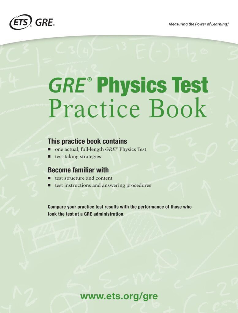 [Sách] GRE Physics Test Practice Book by Educational Testing Service ...