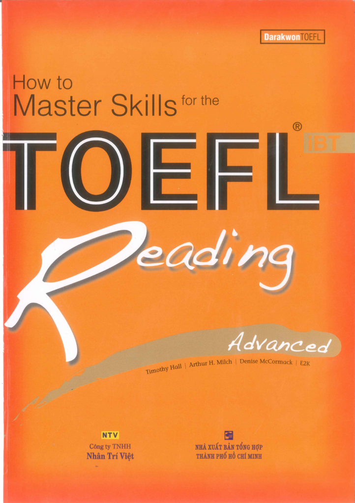 [Sách] How to master skills for the TOEFL iBT Reading Advanced – Sách giấy gáy xoắn - Sách Tiếng ...