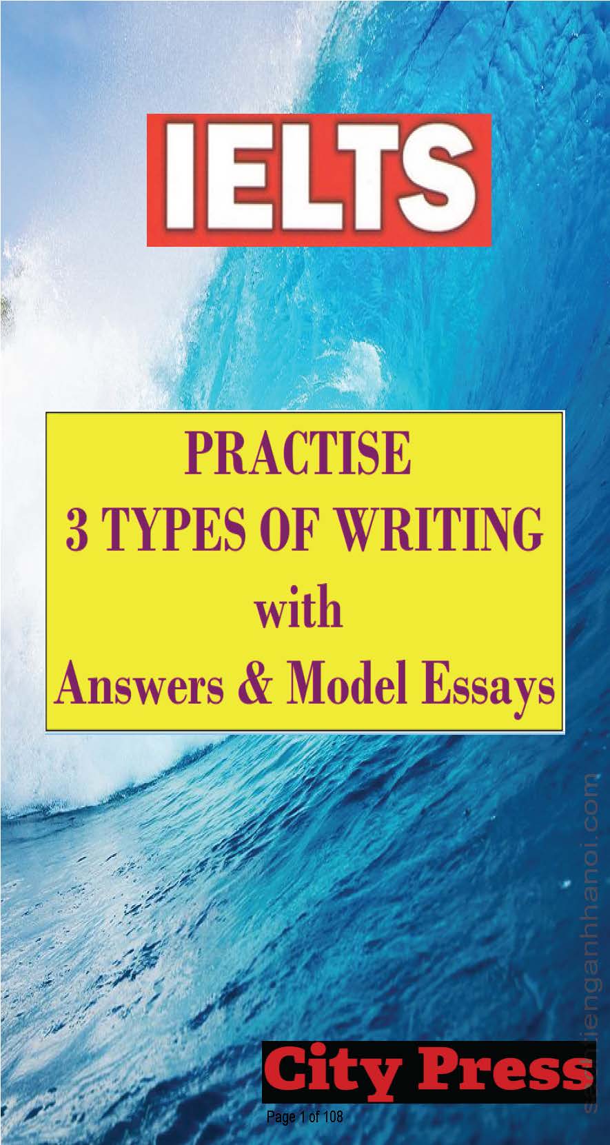 [Sách] IELTS. Practise 3 Types Of Writing with Answers & Model Essays ...
