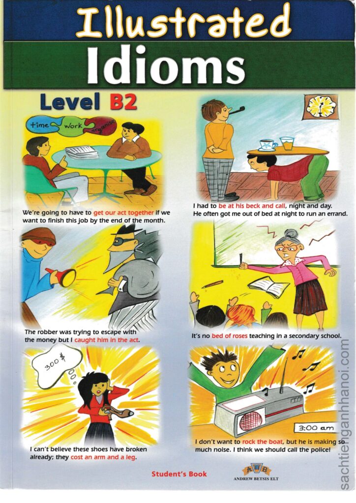 [Sách] Illustrated Idioms Level B2 – Sách giấy gáy xoắn - Sách Tiếng ...