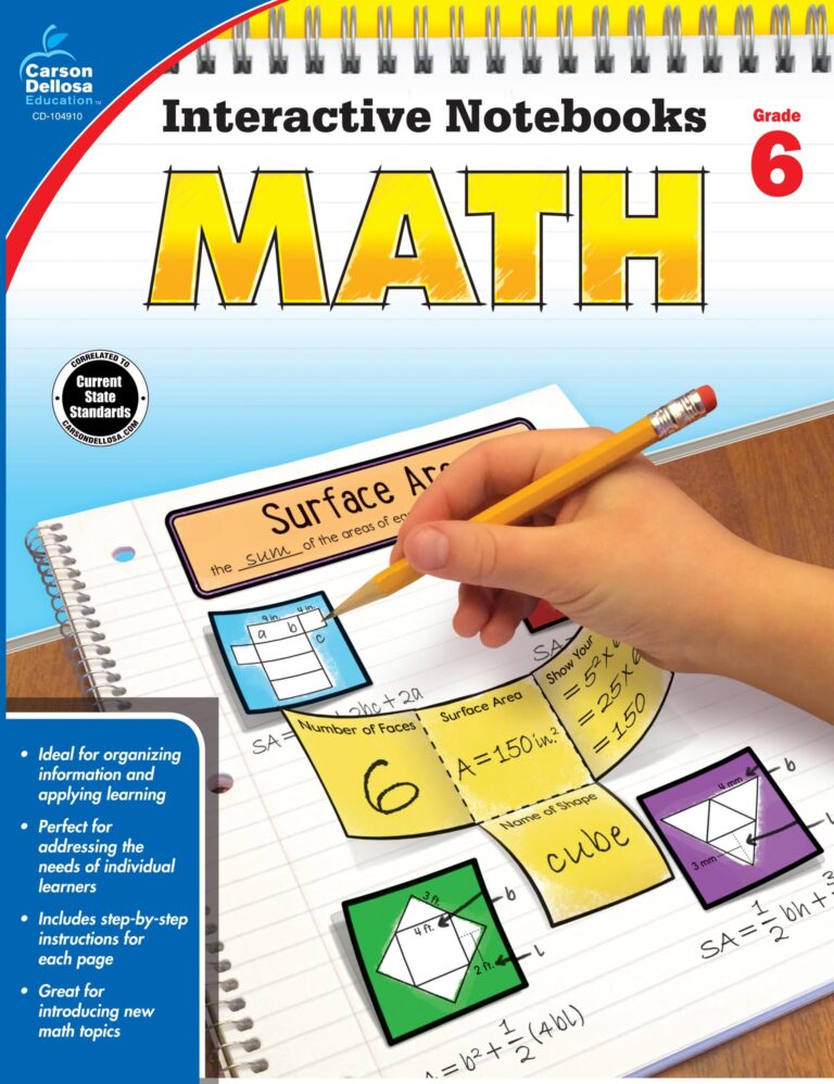 [Sách] Interactive Notebooks Math Grade 6 – Sách giấy gáy xoắn - Sách ...