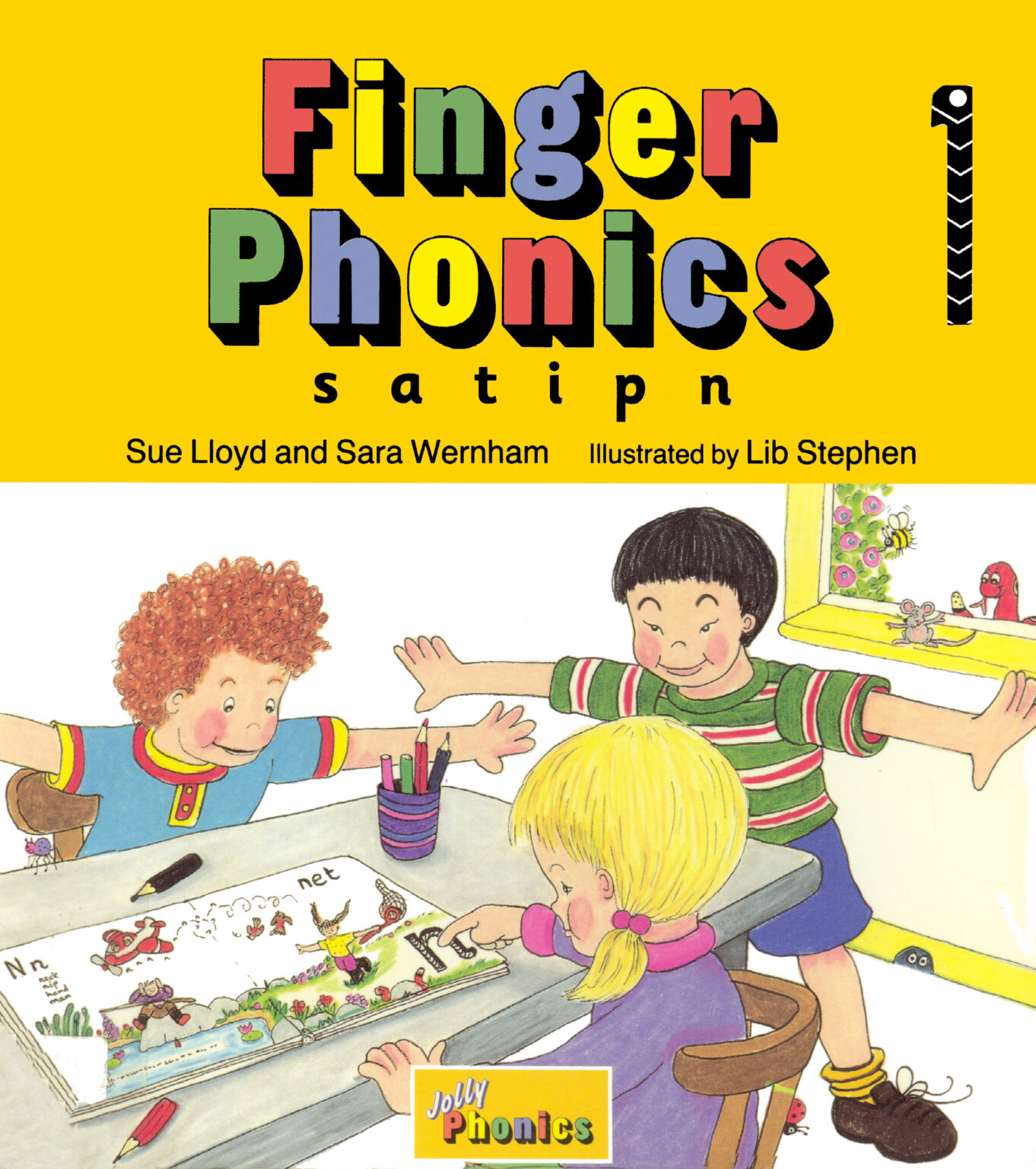 [Sách] Jolly Finger Phonics 1 – Sách giấy gáy xoắn - Sách Tiếng Anh Sài Gòn