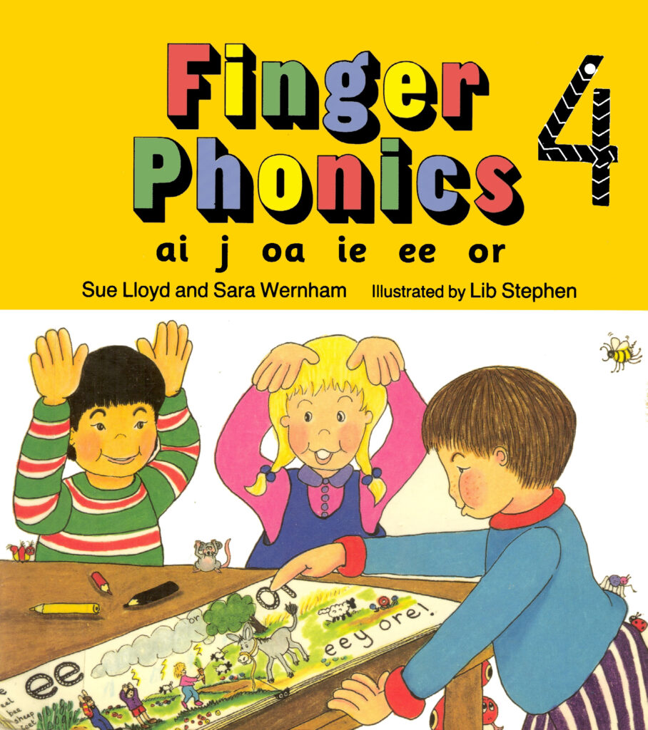 [Sách] Jolly Finger Phonics 4 – Sách giấy gáy xoắn - Sách Tiếng Anh Sài Gòn