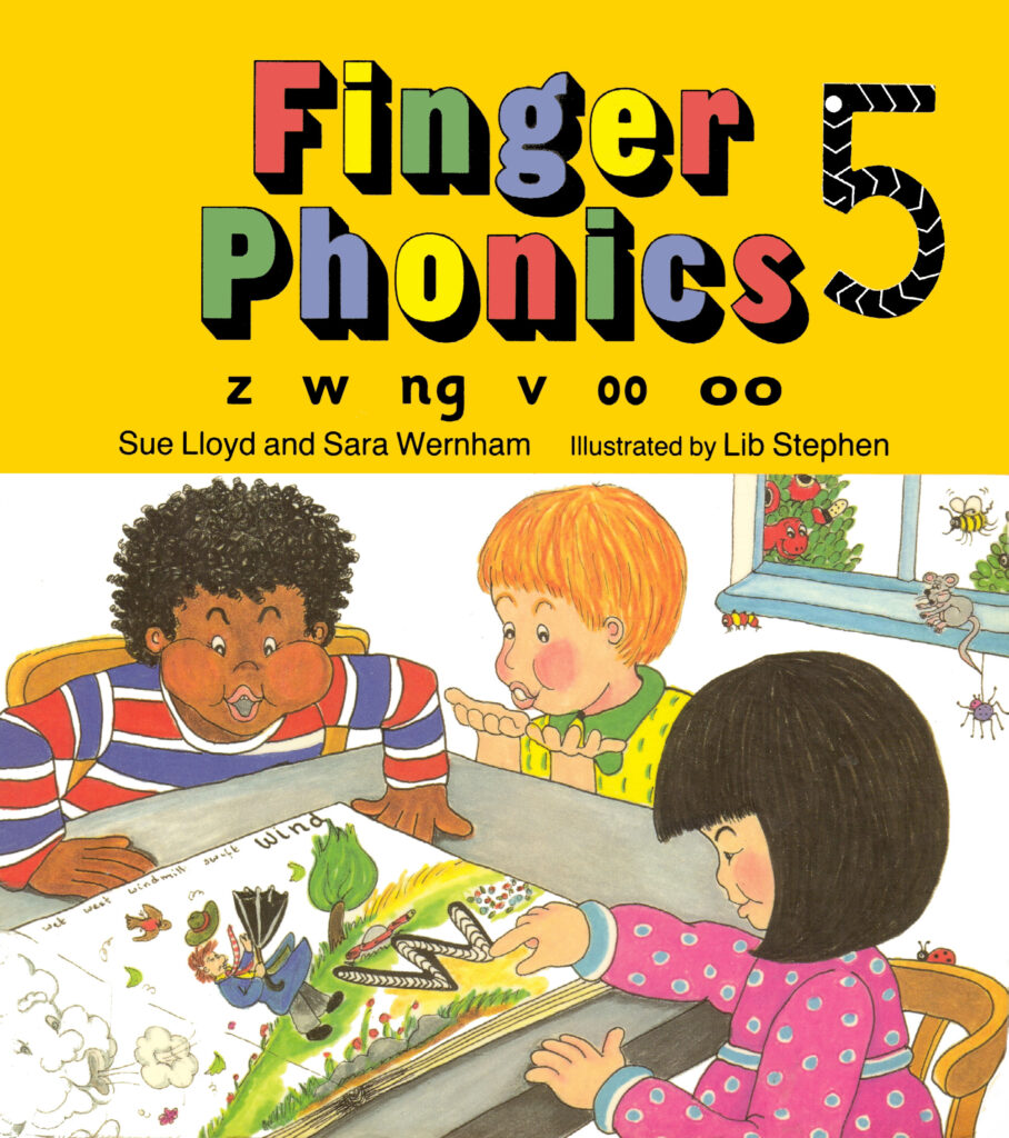 [Sách] Jolly Finger Phonics 5 – Sách giấy gáy xoắn - Sách Tiếng Anh Sài Gòn