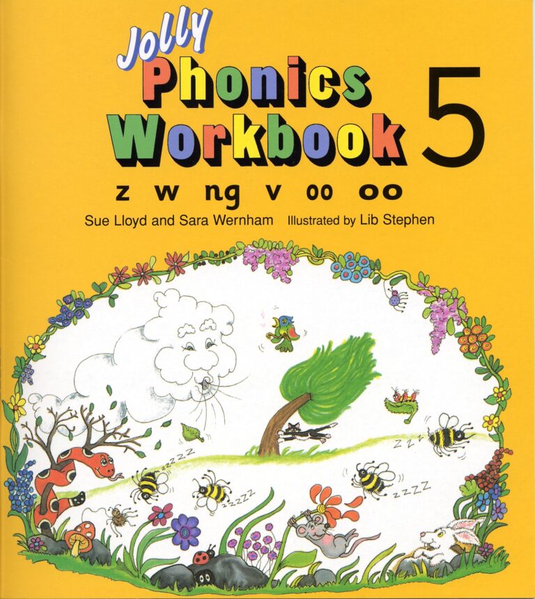 [Sách] Jolly Phonics Workbook 5 – Sách giấy gáy xoắn - Sách Tiếng Anh Sài Gòn
