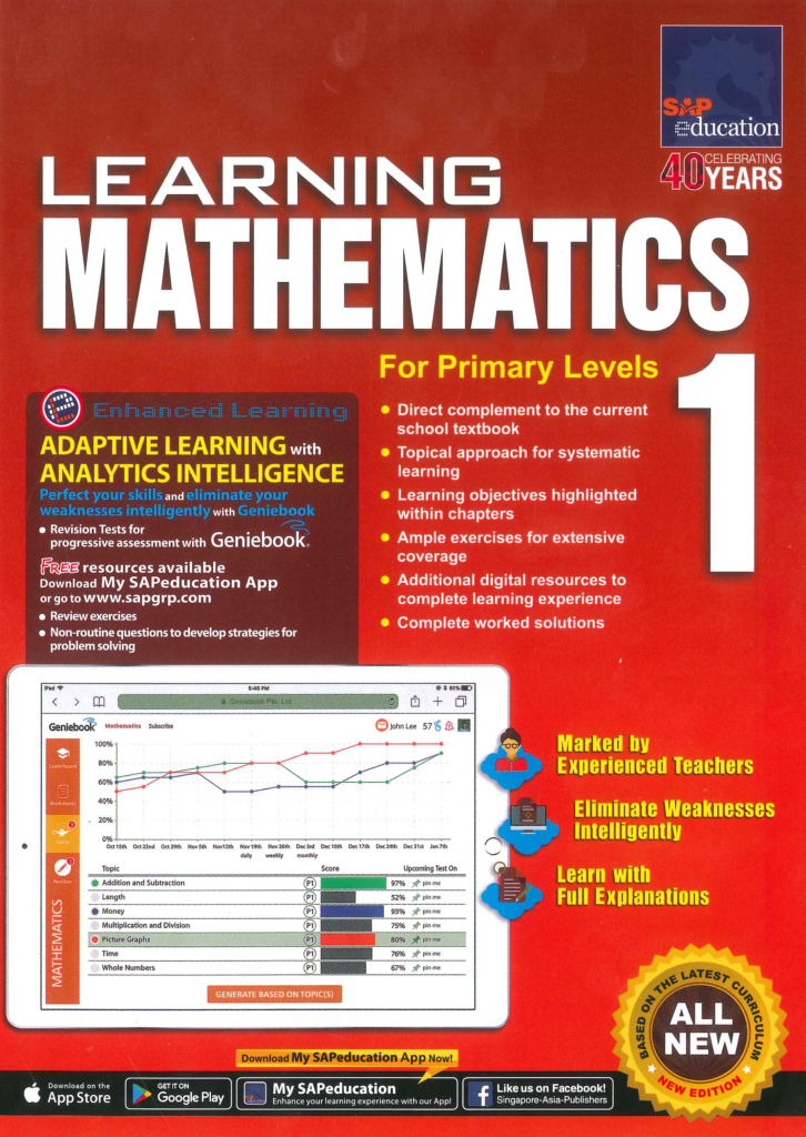 [Sách] Learning Mathematics For Primary Levels 1 – SAP Education – Sách ...