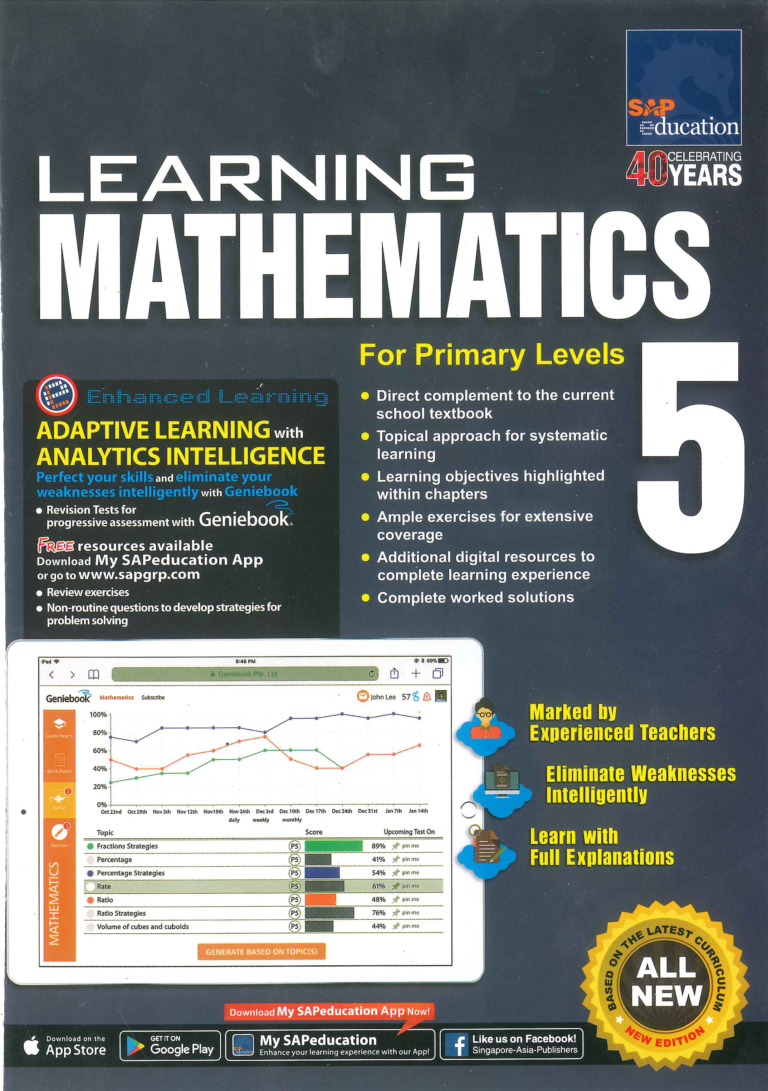 [Sách] Learning Mathematics For Primary Levels 5 – SAP Education – Sách ...