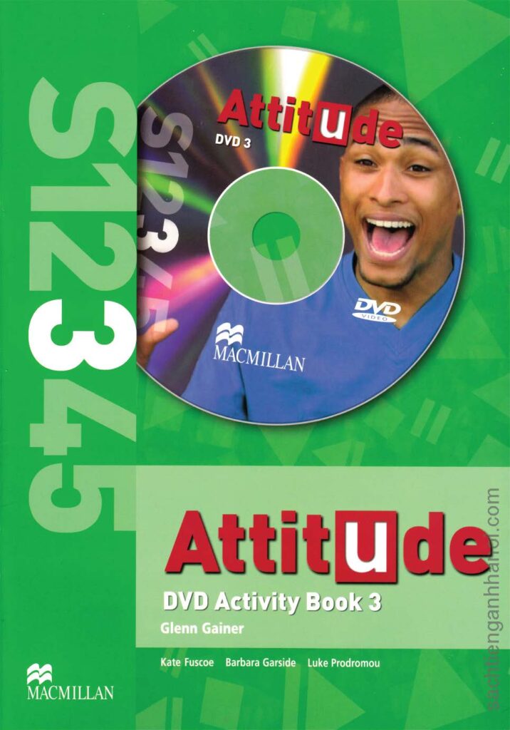 [Sách] Macmillan Attitude 3 DVD Activity Book – Sách giấy gáy xoắn - Sách Tiếng Anh Sài Gòn
