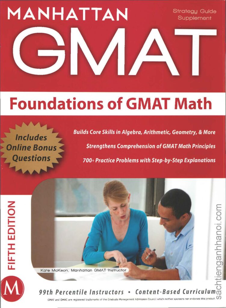 [Sách] Manhattan GMAT Guide 0 Foundation of GMAT Math ( 5th Edition ...