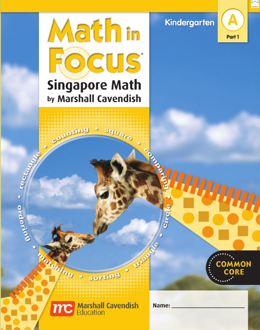 [Sách] Math in Focus Kindergarten Book A Part 1 (Common Core) – Sách ...