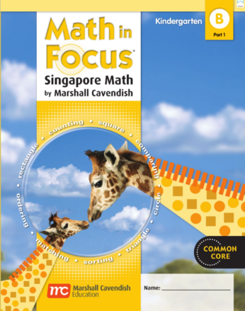 [Sách] Math in Focus Kindergarten Book B Part 1 (Common Core) – Sách ...