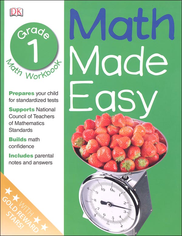 [Sách] Math Made Easy Workbook Grade 1 – Sách giấy gáy xoắn - Sách Tiếng Anh Sài Gòn