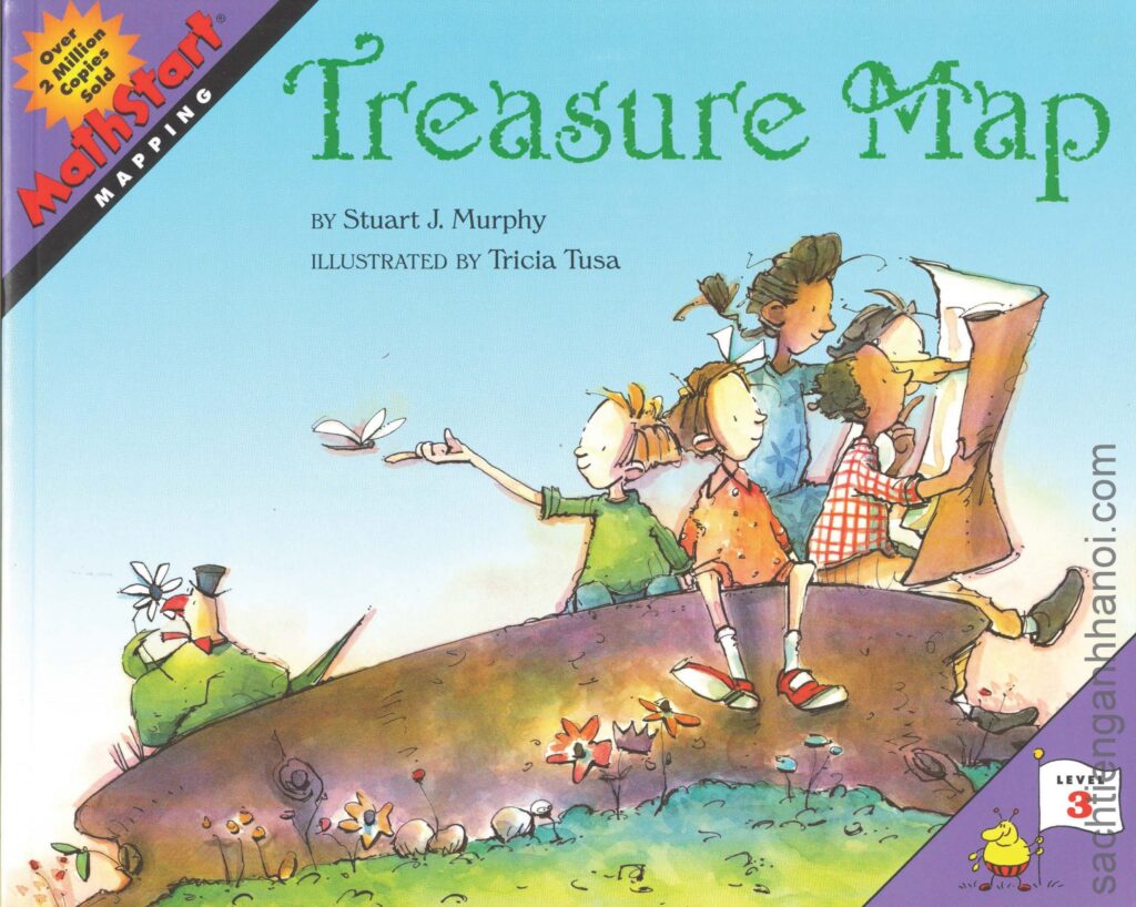 [Sách] MathStart Level 3: Treasure Map – Sách giấy gáy xoắn - Sách Tiếng Anh Sài Gòn