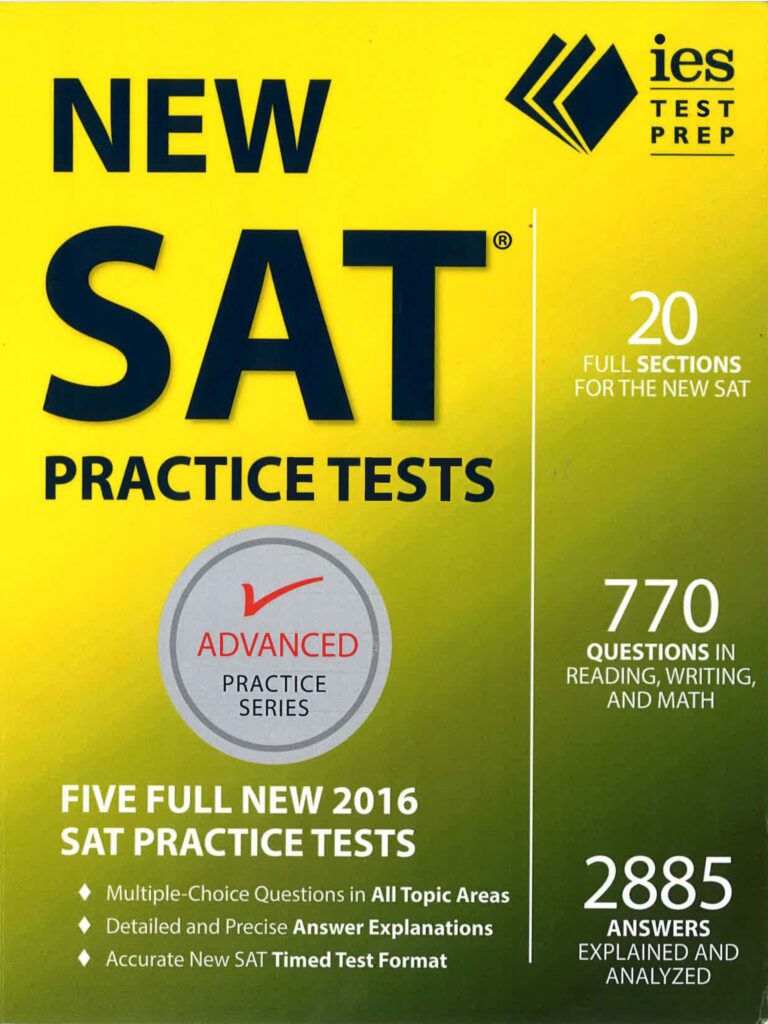 [Sách] New SAT Practice Tests (Advanced Practice series) – Sách giấy ...