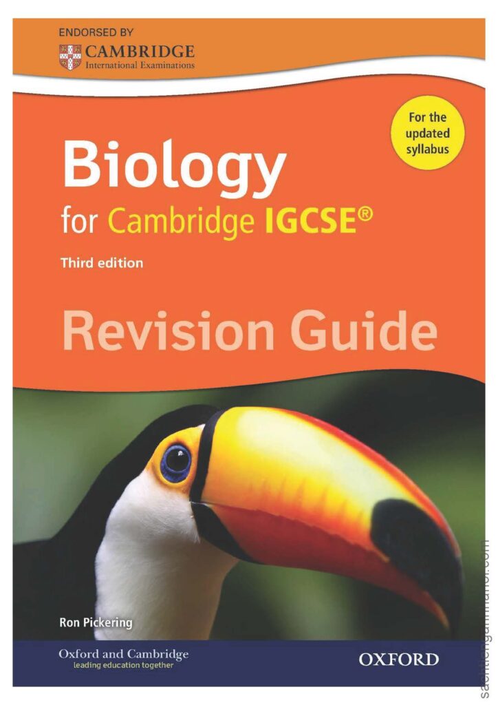 [Sách] Oxford Biology for Cambridge IGCSE Revision Guide (3rd Edition) – Sách giấy gáy xoắn ...
