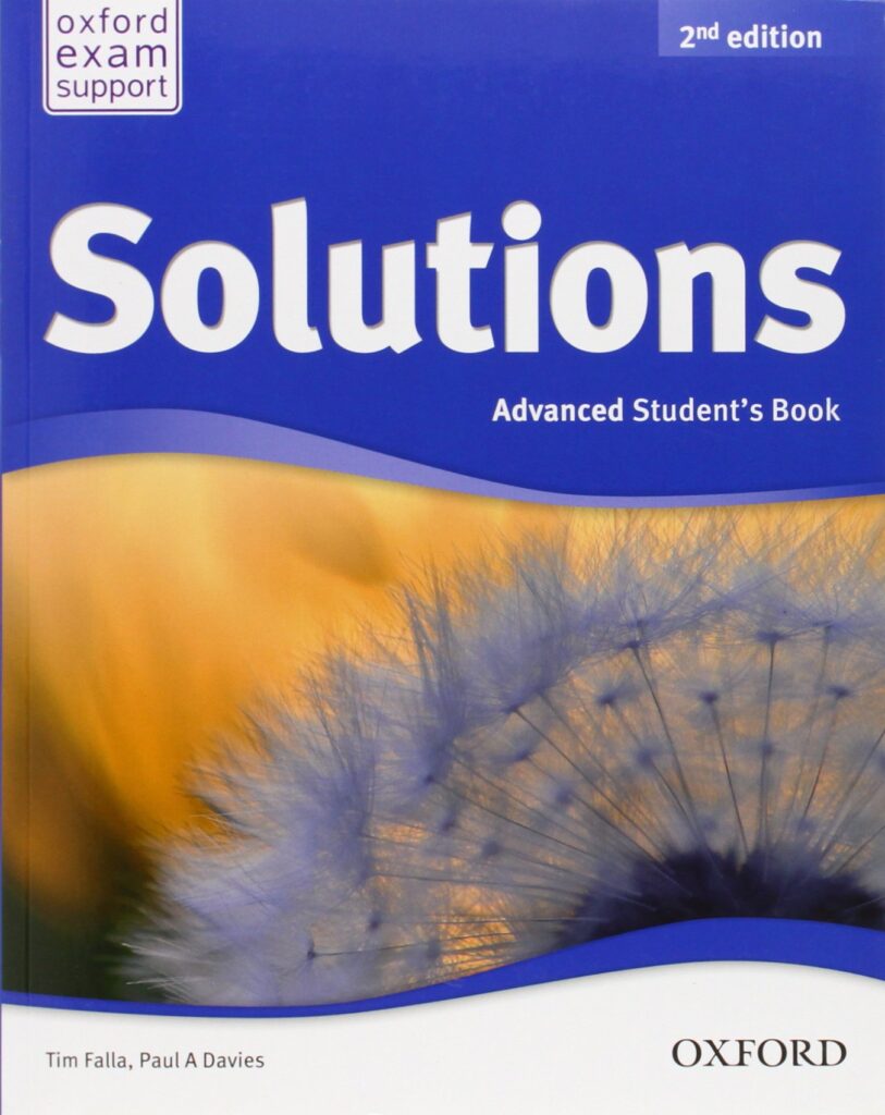 [Sách] Oxford Solutions Advanced Student’s book 2nd Edition – Sách giấy ...