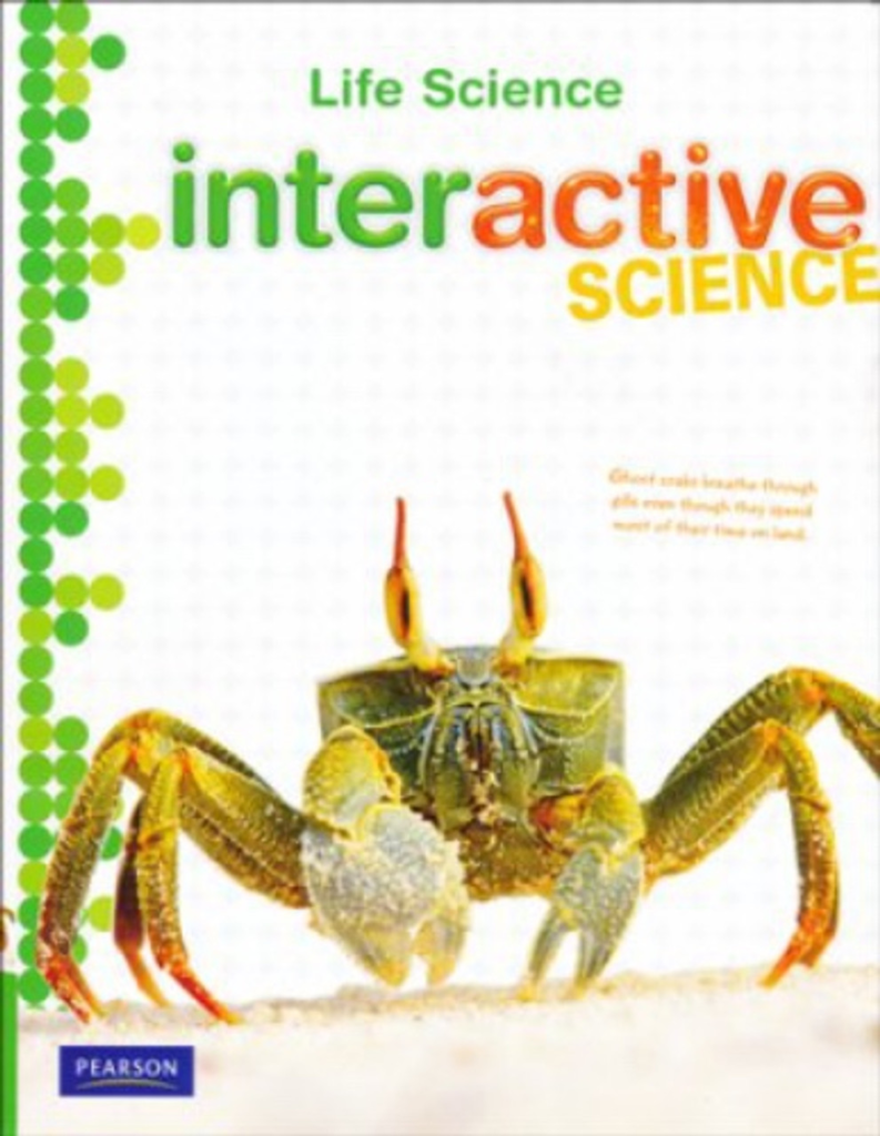 [Sách] Pearson Interactive Science: Life Science Student Worktext Book ...