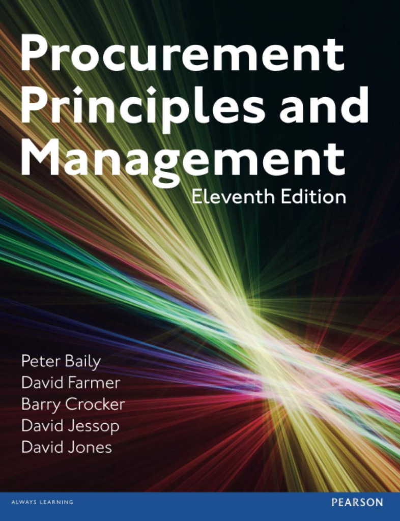 [Sách] Pearson Procurement Principles and Management 11th Edition (2015 ...