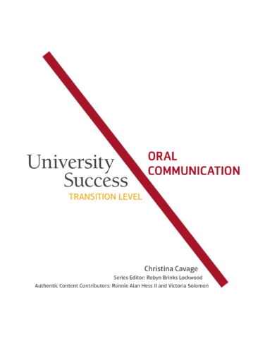 [Sách] Pearson University Success Transition Oral Communication – Sách ...