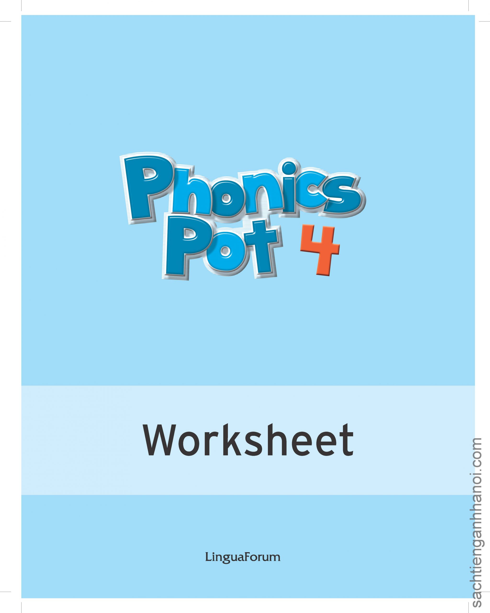 [Sách] Phonics Pot 4: Worksheet – Sách giấy gáy xoắn - Sách Tiếng Anh ...