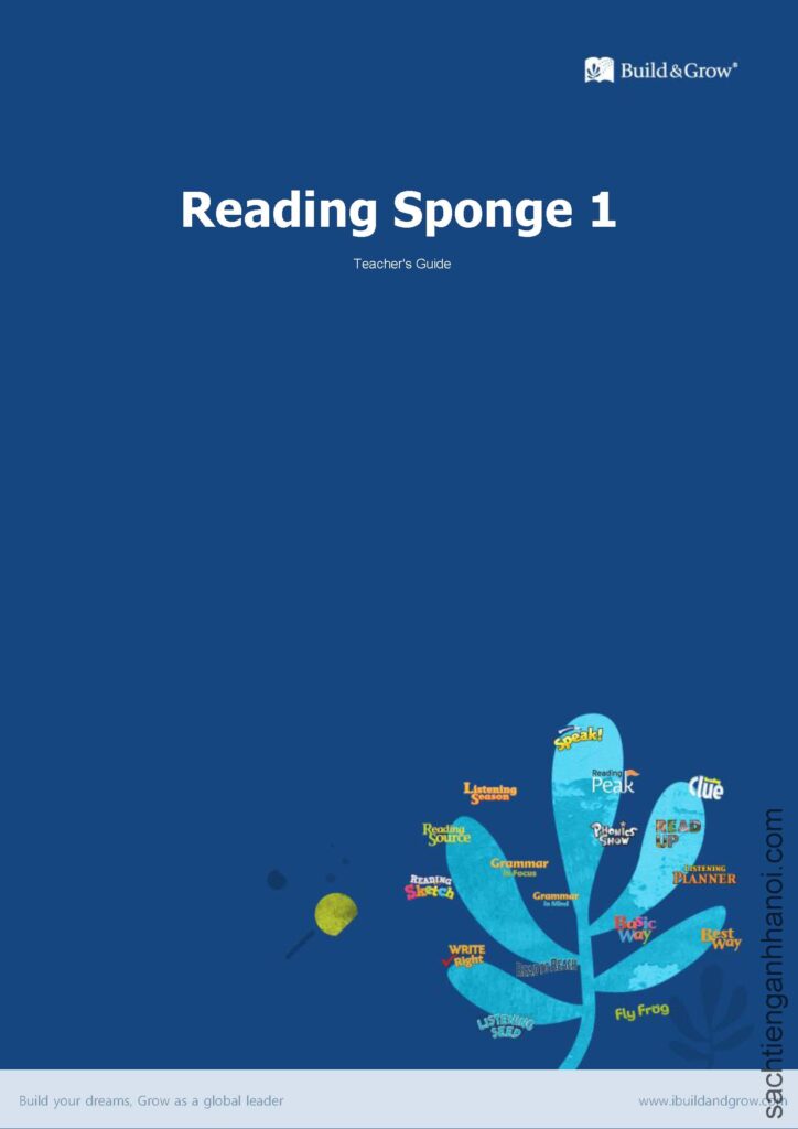 [Sách] Reading Sponge Level 1 Teacher’s Guide – Sách giấy gáy xoắn - Sách Tiếng Anh Sài Gòn