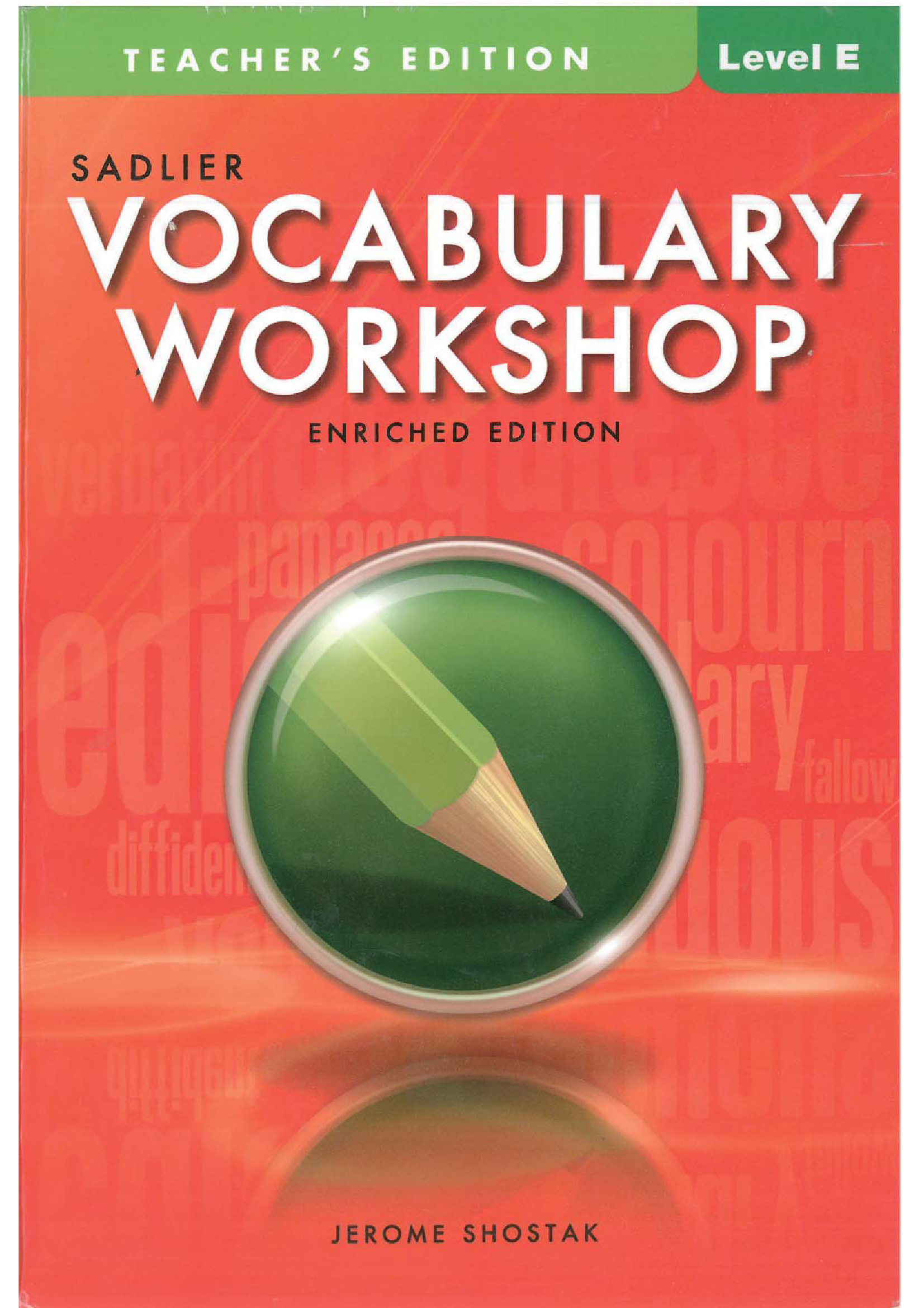 [Sách] Sadlier Vocabulary Workshop level E (TEACHER’S EDITION – Đáp án ...