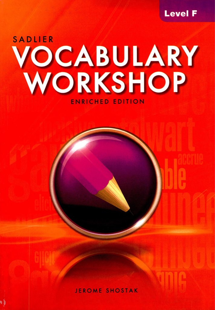 [Sách] Sadlier Vocabulary Workshop level F (Enriched edition) – Sách ...
