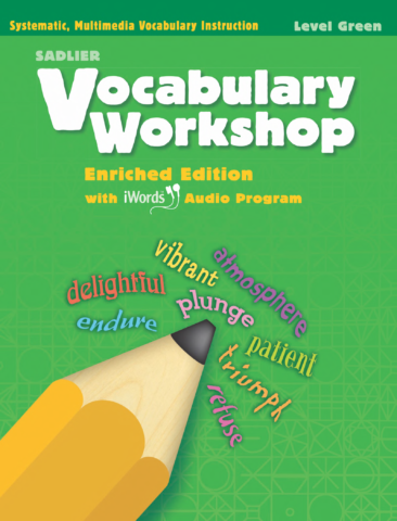 [Sách] Sadlier Vocabulary Workshop level GREEN (Enriched Edition ...