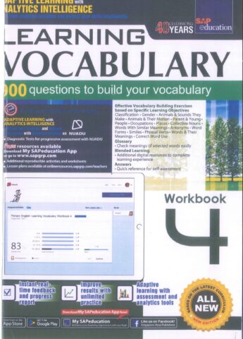 [Sách] SAP Learning Vocabulary 4 Workbook – Sách giấy gáy xoắn - Sách ...