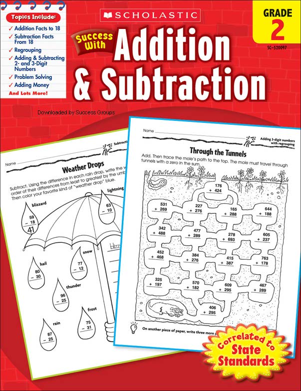 [Sách] Scholastic Success with Addition & Subtraction, Grade 2 – Sách ...