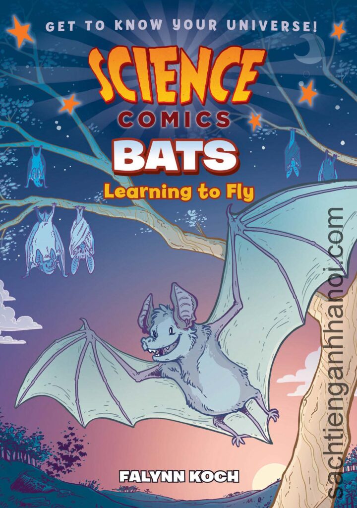 [Sách] Science Comics: Bats – Learning to Fly – Sách giấy gáy xoắn - Sách Tiếng Anh Sài Gòn