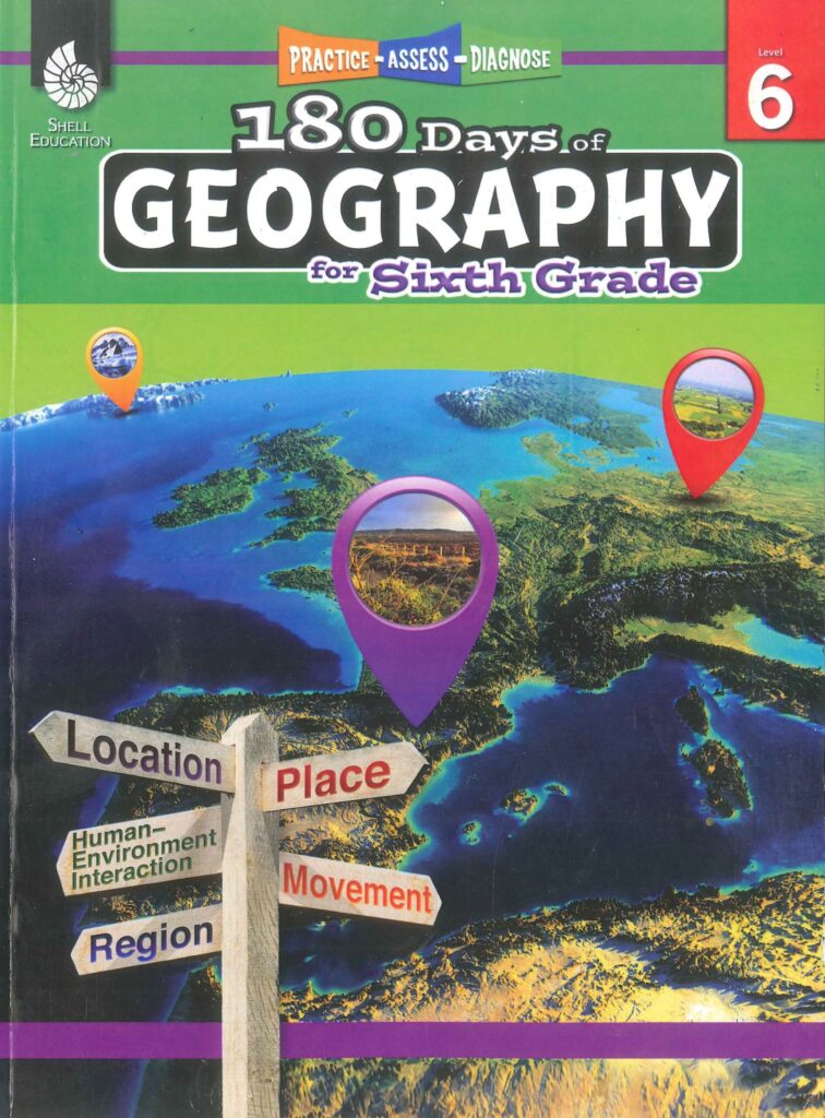[Sách] Shell Education – 180 Days of Geography for Sixth Grade (Grade 6 ...
