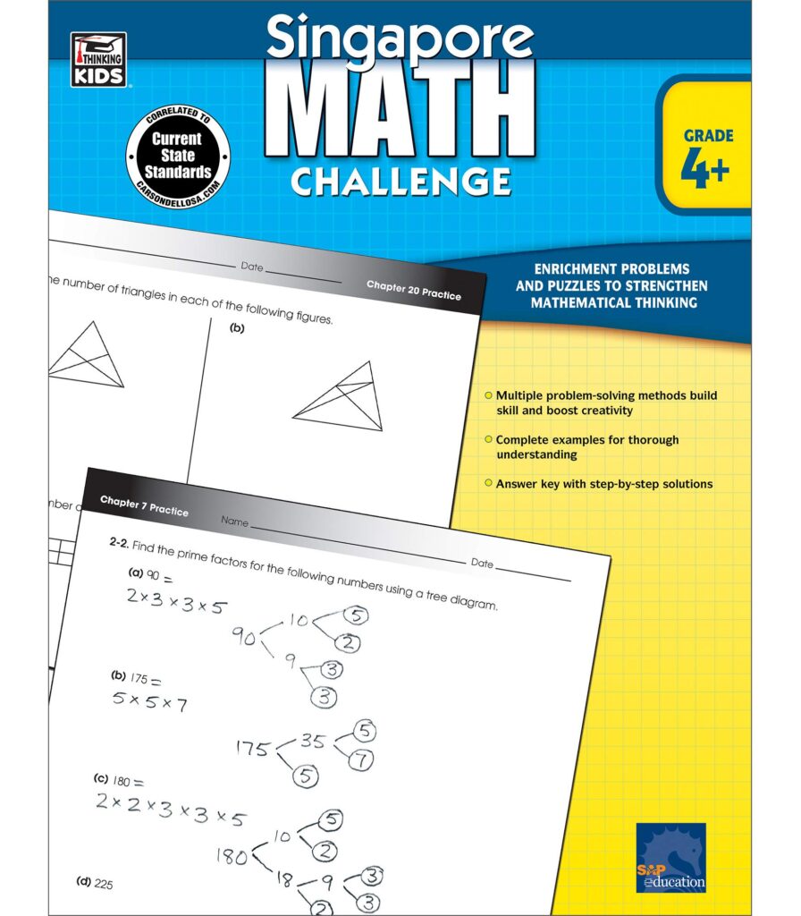 [Sách] Singapore Math Challenge grade 4+ – Sách giấy gáy xoắn - Sách ...